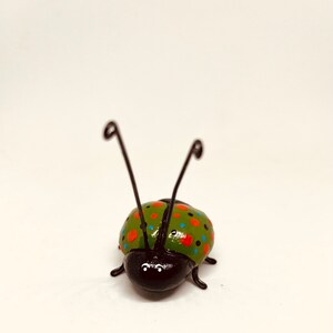 Green Ladybug. World of Fairies and Elves. Children's Decoration. Gift ...