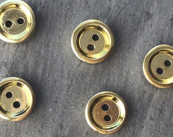 Gold buttons | Etsy