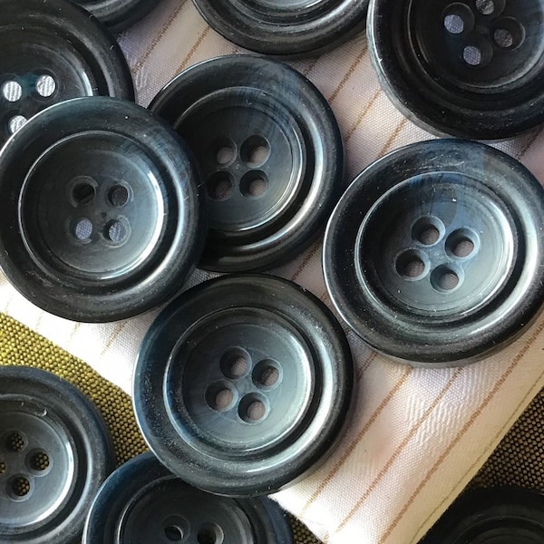 Black Coat Buttons - Etsy