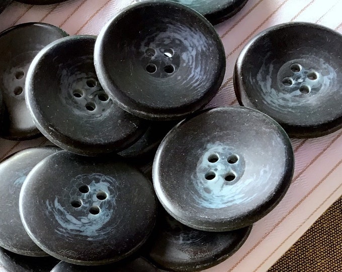 Italian Grey BUTTONS LARGE 2 HOLE Buttons 1 25mm 40L - Etsy