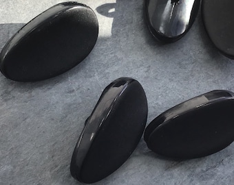 Big Black Buttons | Etsy