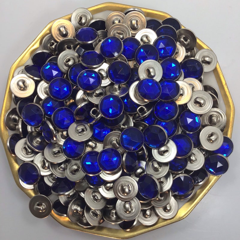 Rhinestone Buttons - Etsy