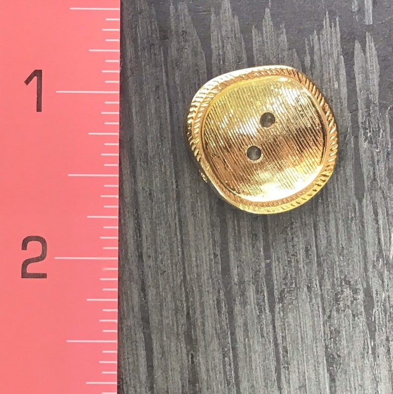Square GOLD BUTTONS Vintage 7/8" Metallic Gold Buttons for Clothing ...