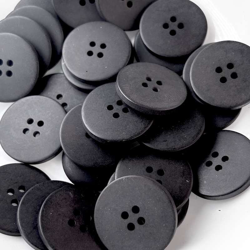 Black Coat Buttons - Etsy