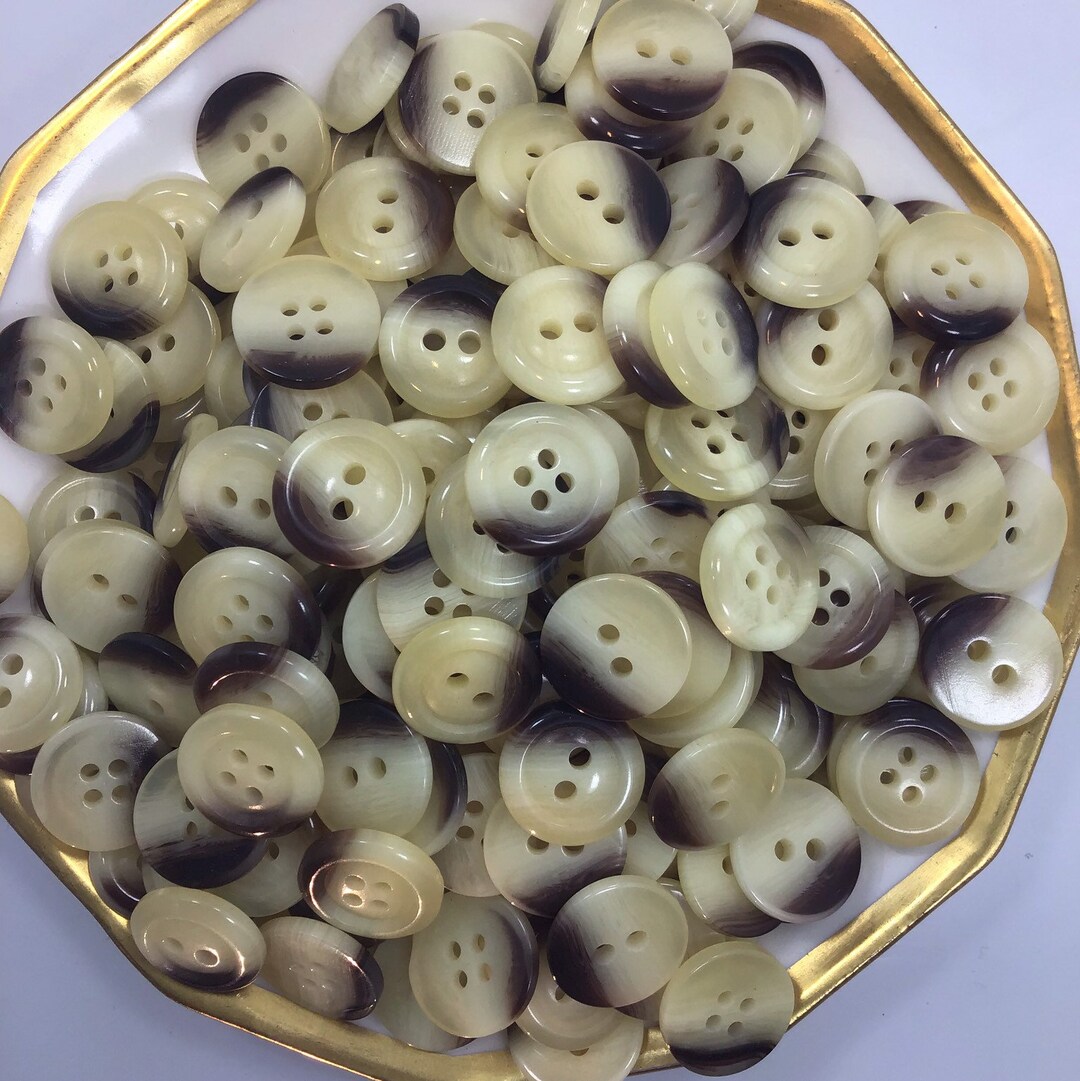 5/8" Small 4 or 2 Hole Buttons for Clothing / Shirt Buttons / Blouse ...