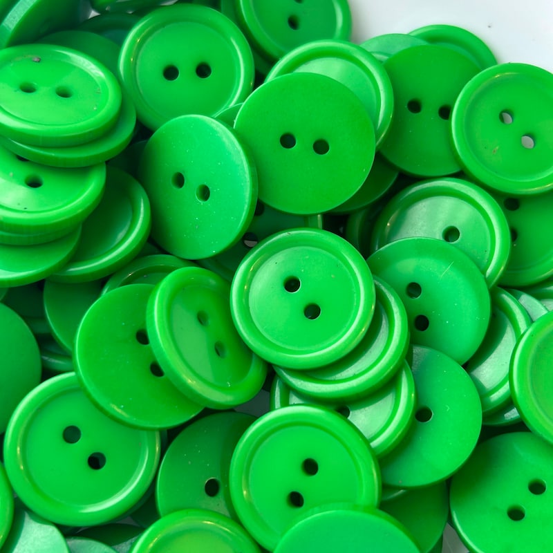 Green Buttons - Etsy
