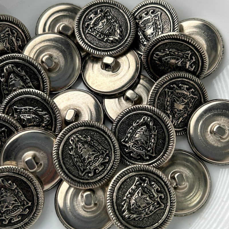 Metal Buttons - Etsy