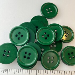 Green 4-hole Buttons: 3/4" Clothing Fasteners - Etsy