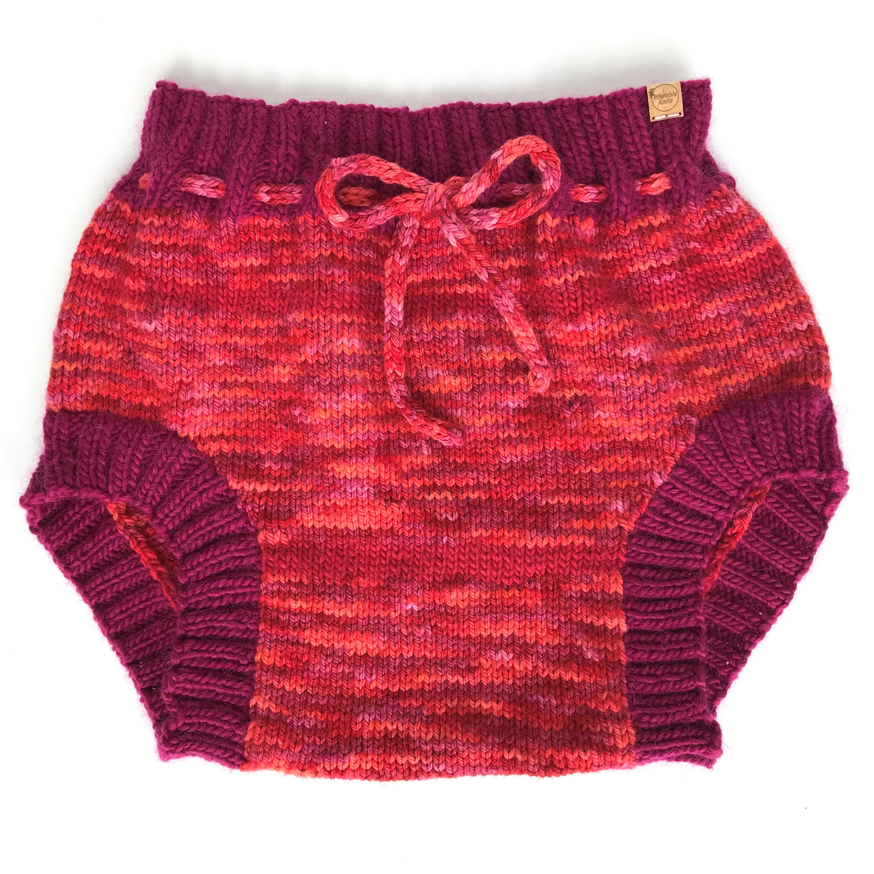 Handknit Wool Nappy Soaker: Adult Cloth Diaper Cover, Incontinence ...
