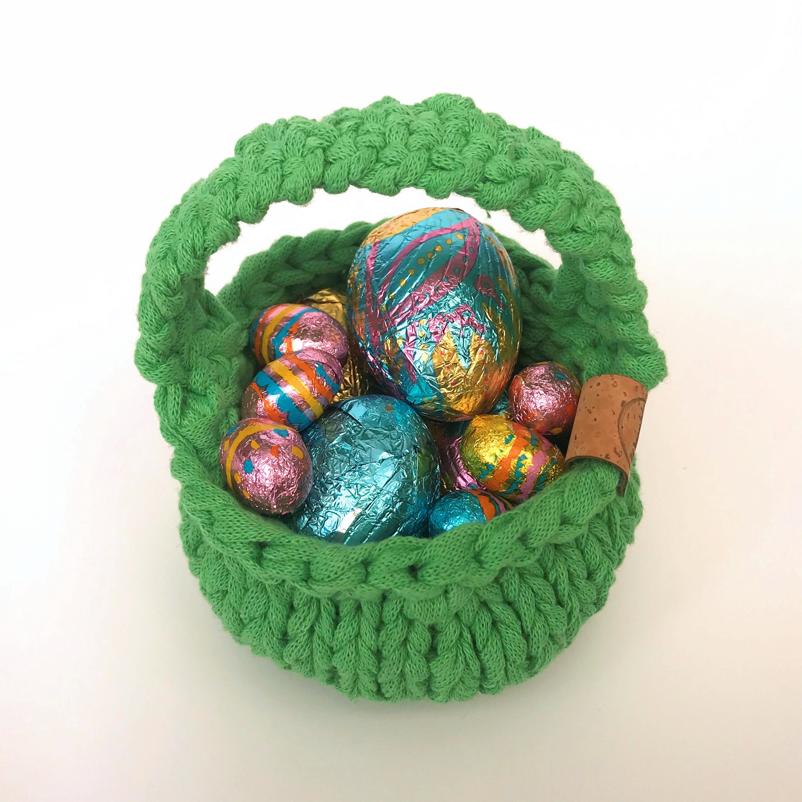 Mini basket KNITTING PATTERN instant digital download easy | Etsy
