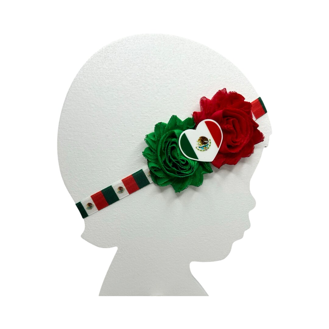 Mexico | Mexican Flag Headband | Heritage Headband | Baby Shower Gifts ...