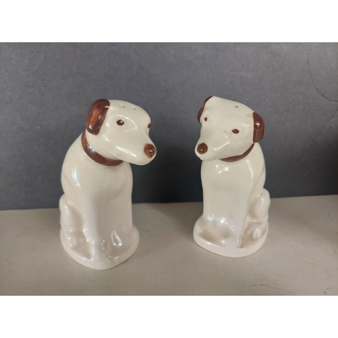 Nipper RCA Dog Salt & Pepper Shakers - Etsy