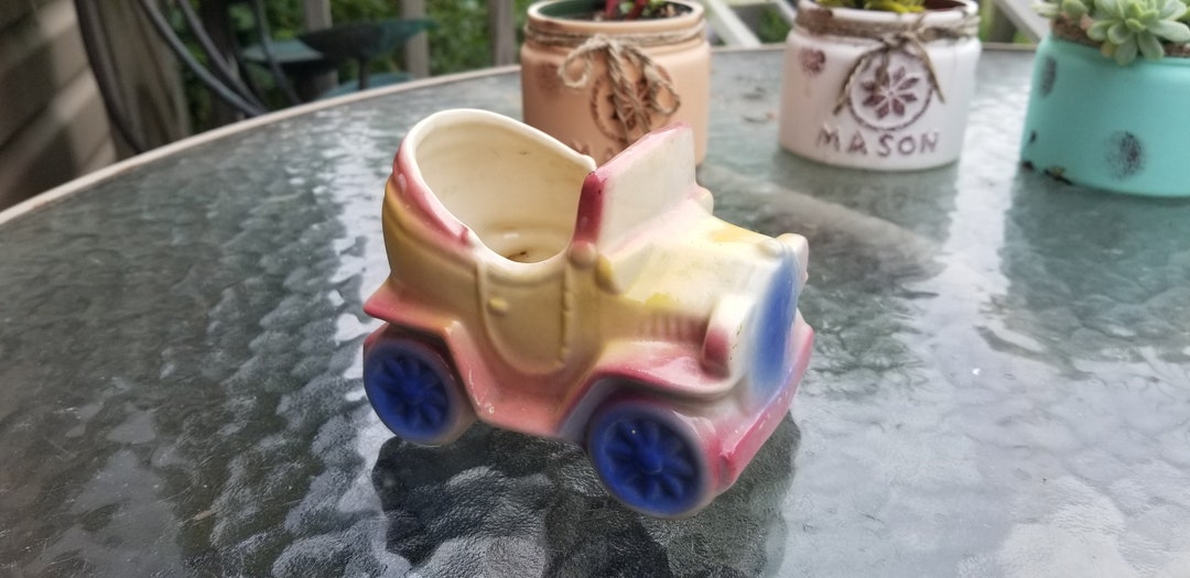 Vintage Car Auto Automobile Planter USA Pottery - Etsy