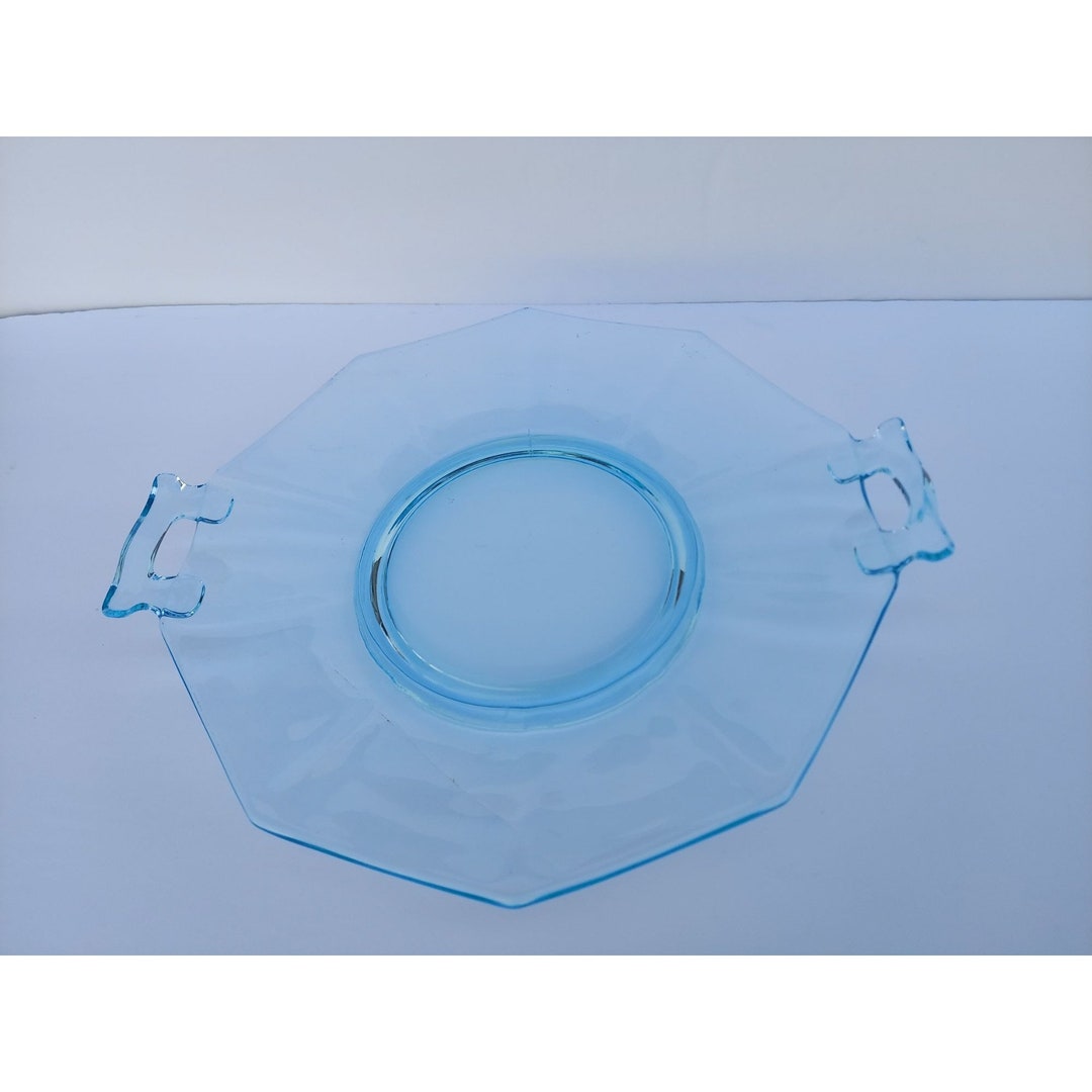 Imperial Glass Molly Handled Cake Plate - Etsy