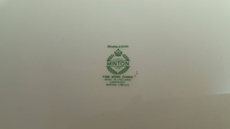 Minton Wimbledon Dinner Plate - Etsy