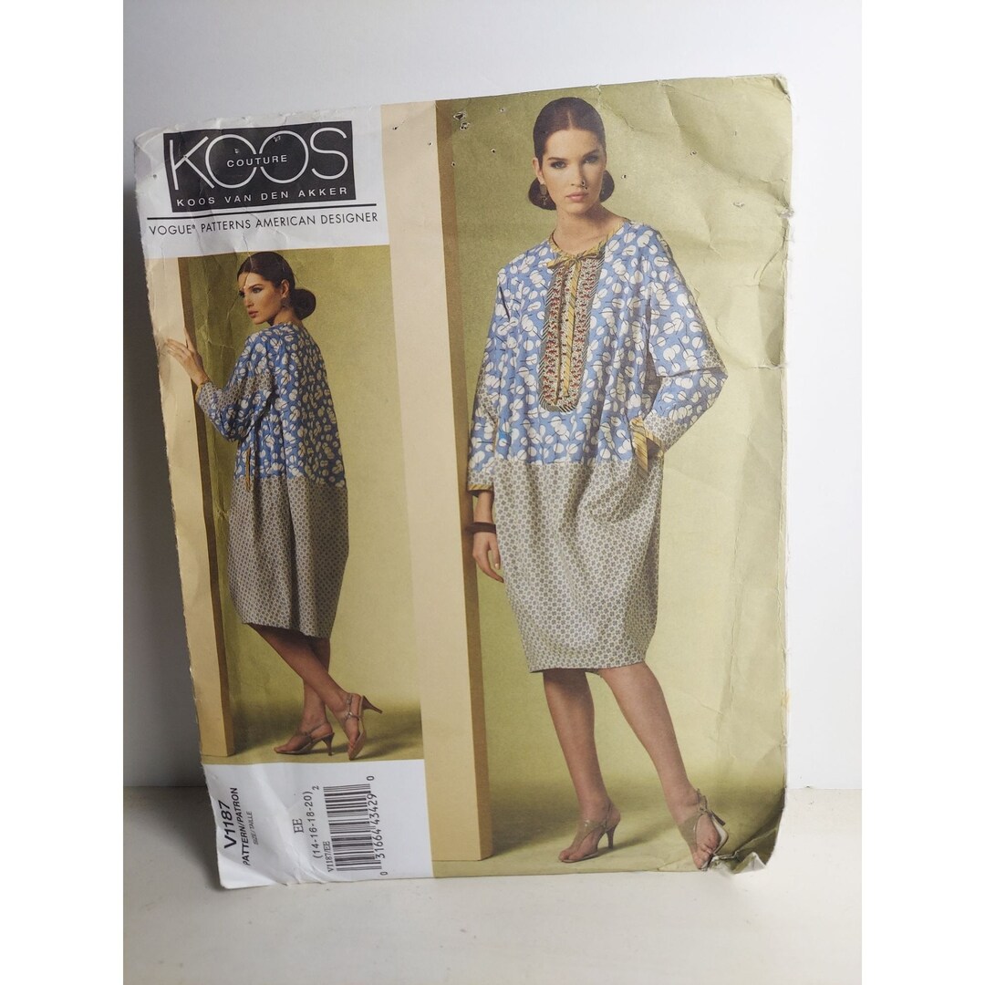 Vogue V1187 Koos Couture Uncut Pattern Sz 14-20 - Etsy