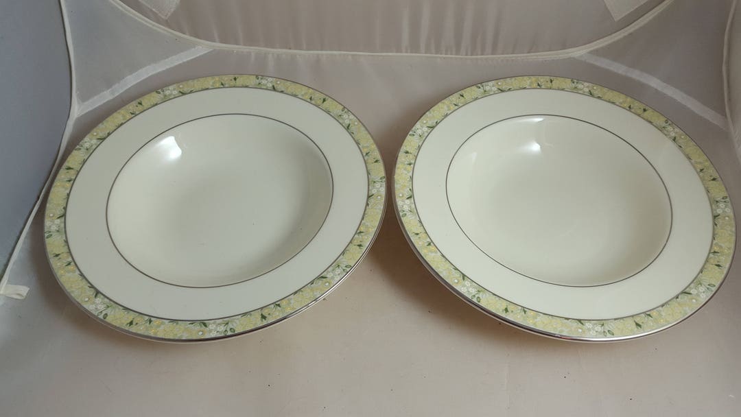 Minton Wimbledon 2 Rimmed Soup Bowls - Etsy