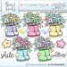 Rain Boots Clipart, Rainy Day Clipart, April Showers Clipart ...