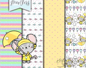 Umbrella Digital Paper Umbrella Pattern COMMERCIAL USE | Etsy