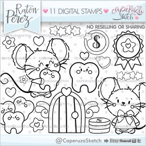 The Tooth Mouse Clipart, Mouse Clipart, COMMERCIAL USE, Mouse Graphics ...