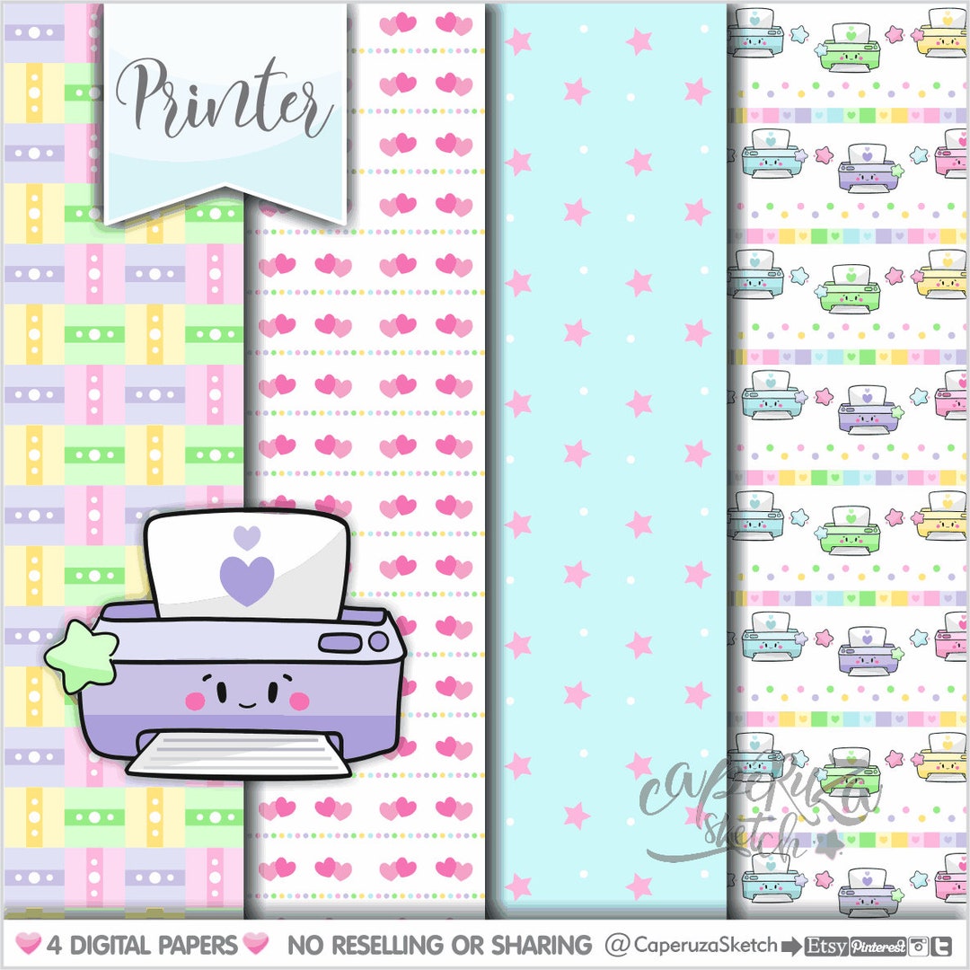 Printer Digital Paper, School Digital Paper, COMMERCIAL USE, Digital ...