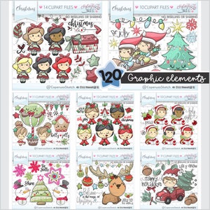 Christmas Bundle, Christmas Clipart, Clipart Bundle, Christmas Bundle ...