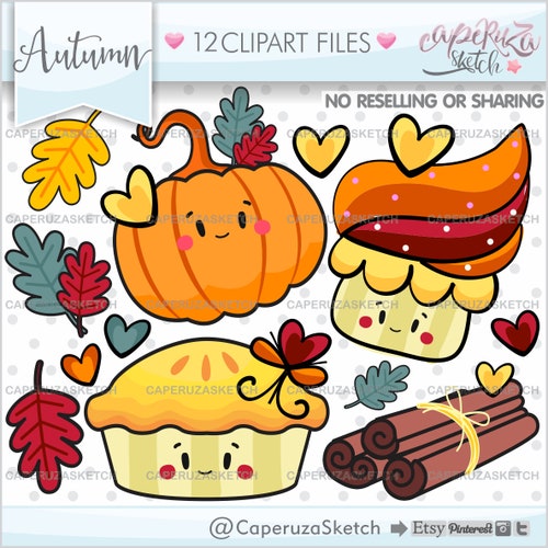 Thanksgiving Clipart Thanksgiving Graphics COMMERCIAL USE - Etsy