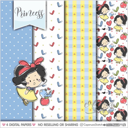 Cute Digital Paper COMMERCIAL USE Cute Pattern Printable - Etsy