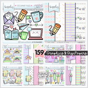 School Clipart, School Bundle, Bundle Clipart, School Graphics, Back to ...