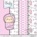 Baby Digital Paper, Baby Pattern, Baby Girl Pattern, COMMERCIAL USE ...