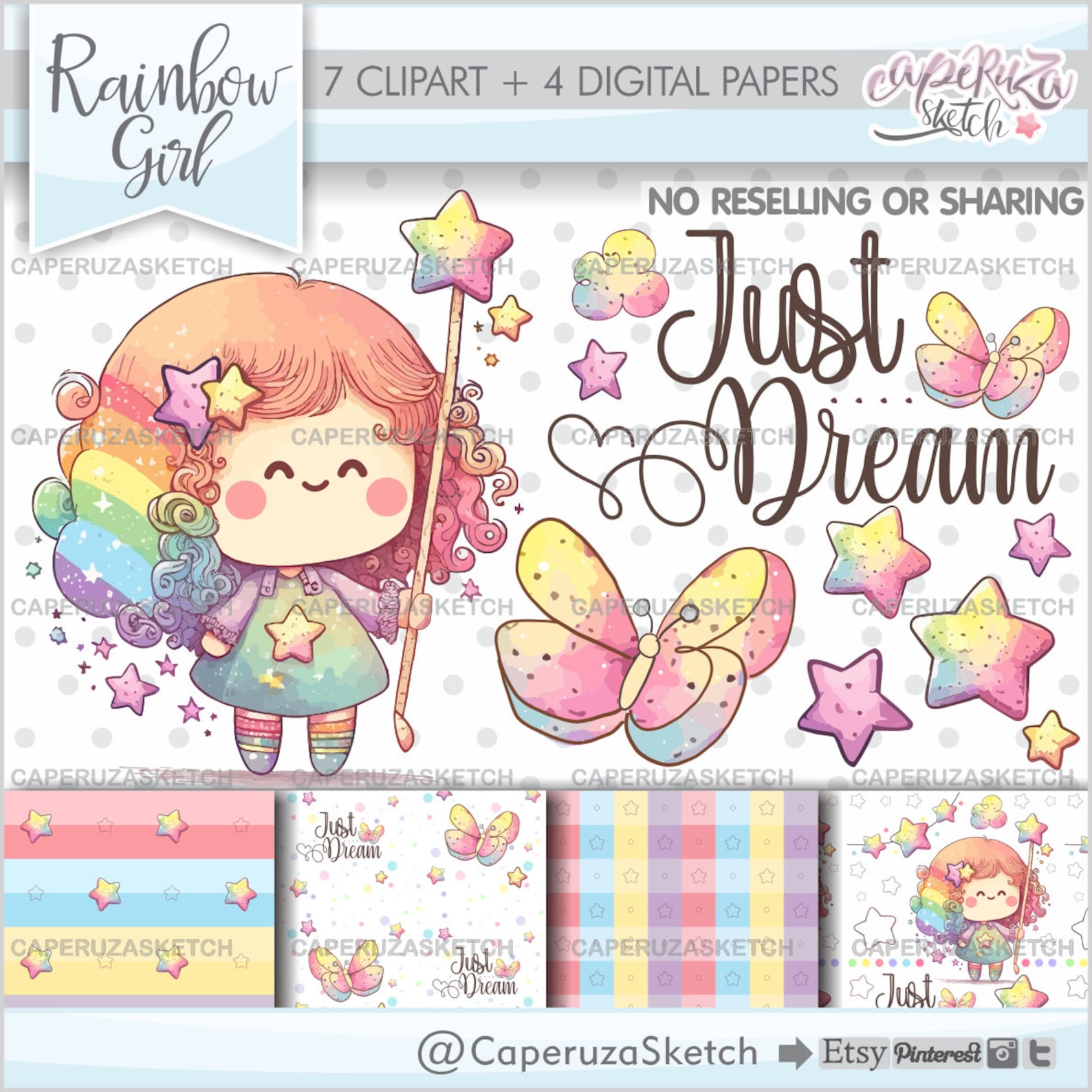 Rainbow Girl Clipart Watercolor Rainbow Rainbow Girl PNG - Etsy