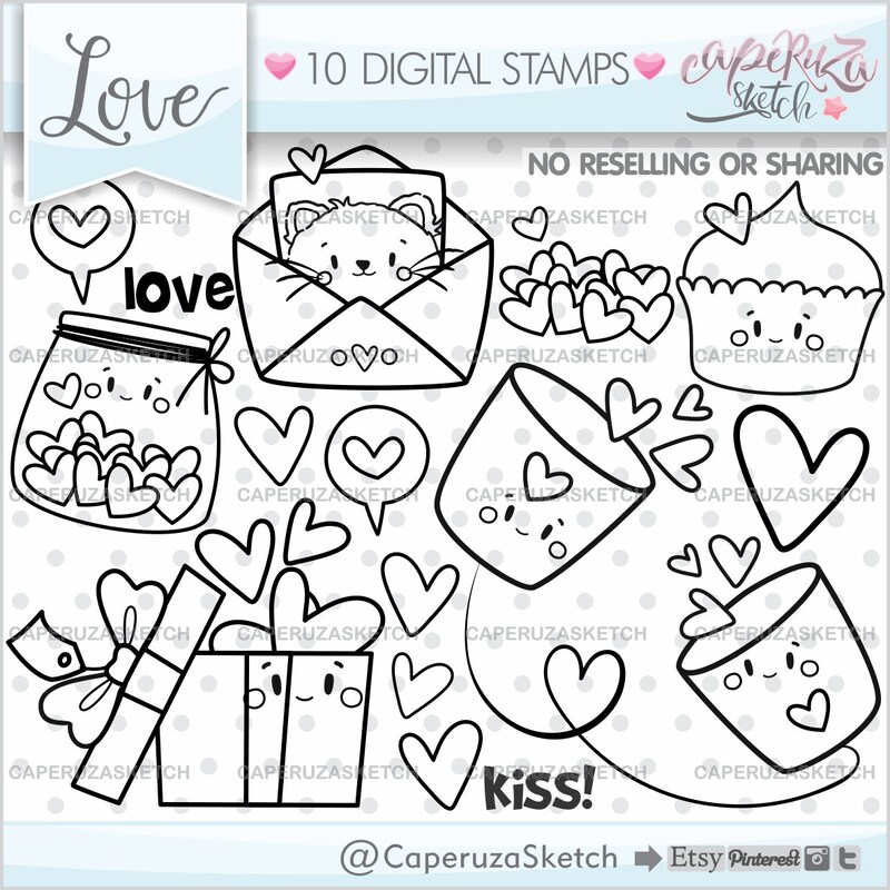 Digital Stamps - Etsy