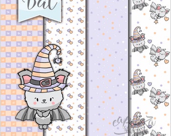 Halloween Digital Paper, Witch Digital Paper, Halloween Decor ...