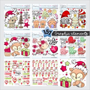Christmas Bundle, Christmas Clipart, Clipart Bundle, Christmas Bundle ...