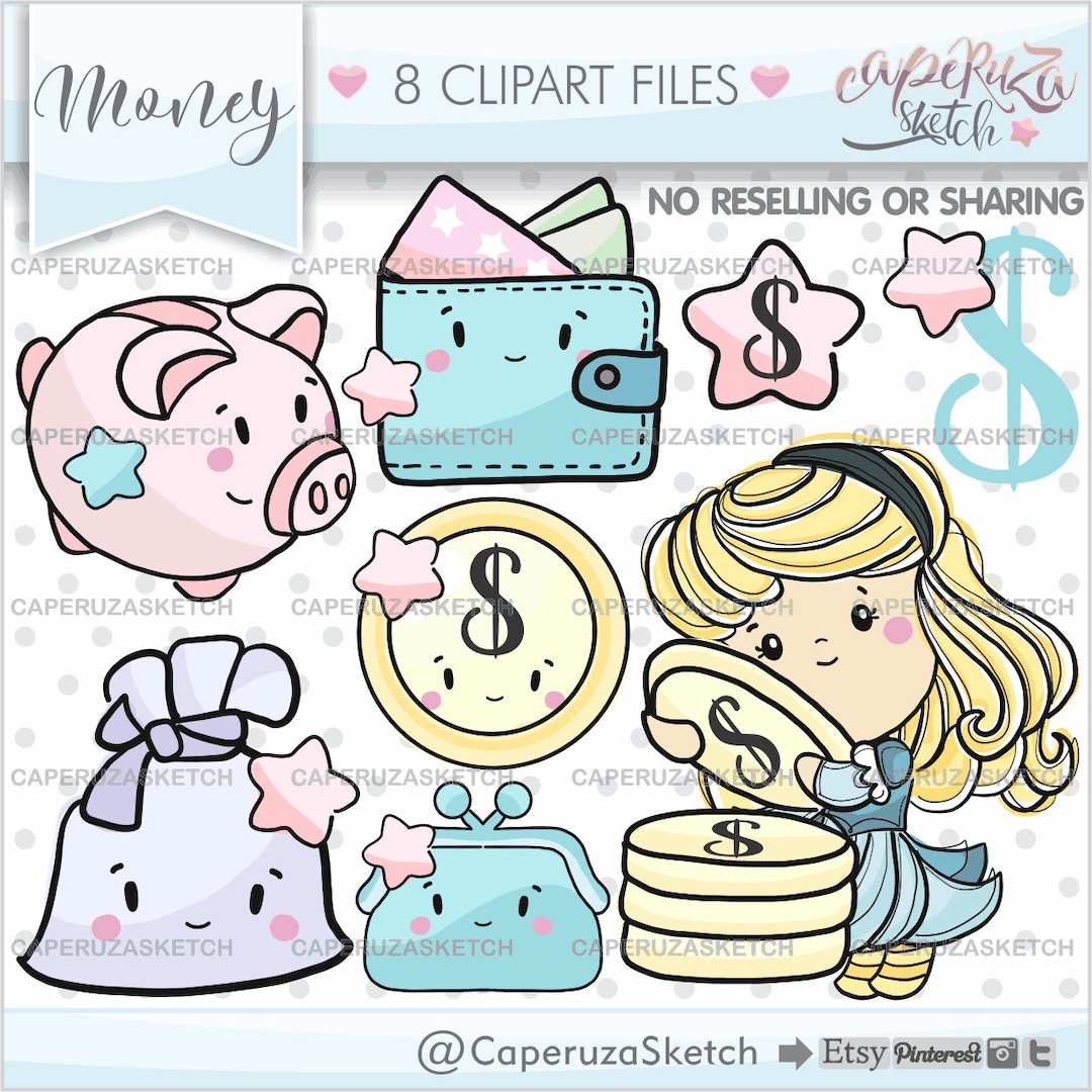 Money Clipart, Money Graphics, Payday Clipart, COMMERCIAL USE, Payday ...