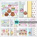Sweet Clipart Bundle, Bundle Clipart, Bundle Digital Papers, Dessert ...