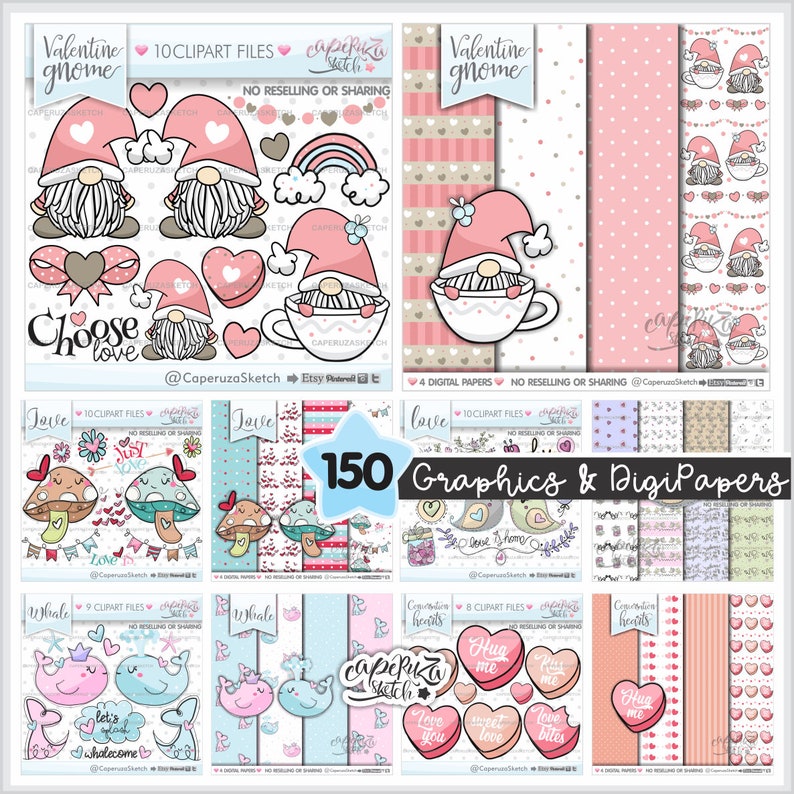 Love Bundle Love Pack Love Clipart Love Clipart Bundle - Etsy