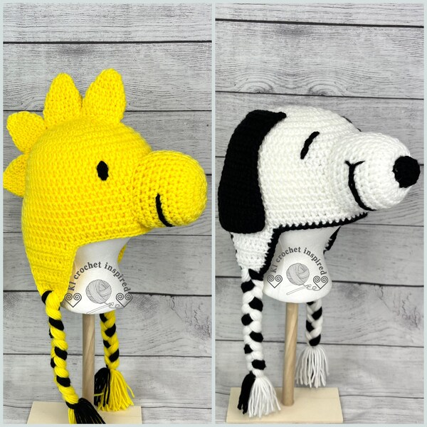 Snoopy Hat - Etsy