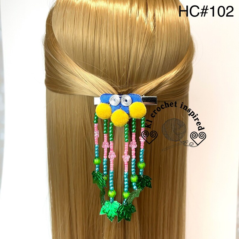 READY TO SHIP, Hmong Hair Clips, Hmong Inspired Hair Clip, Alligator ...