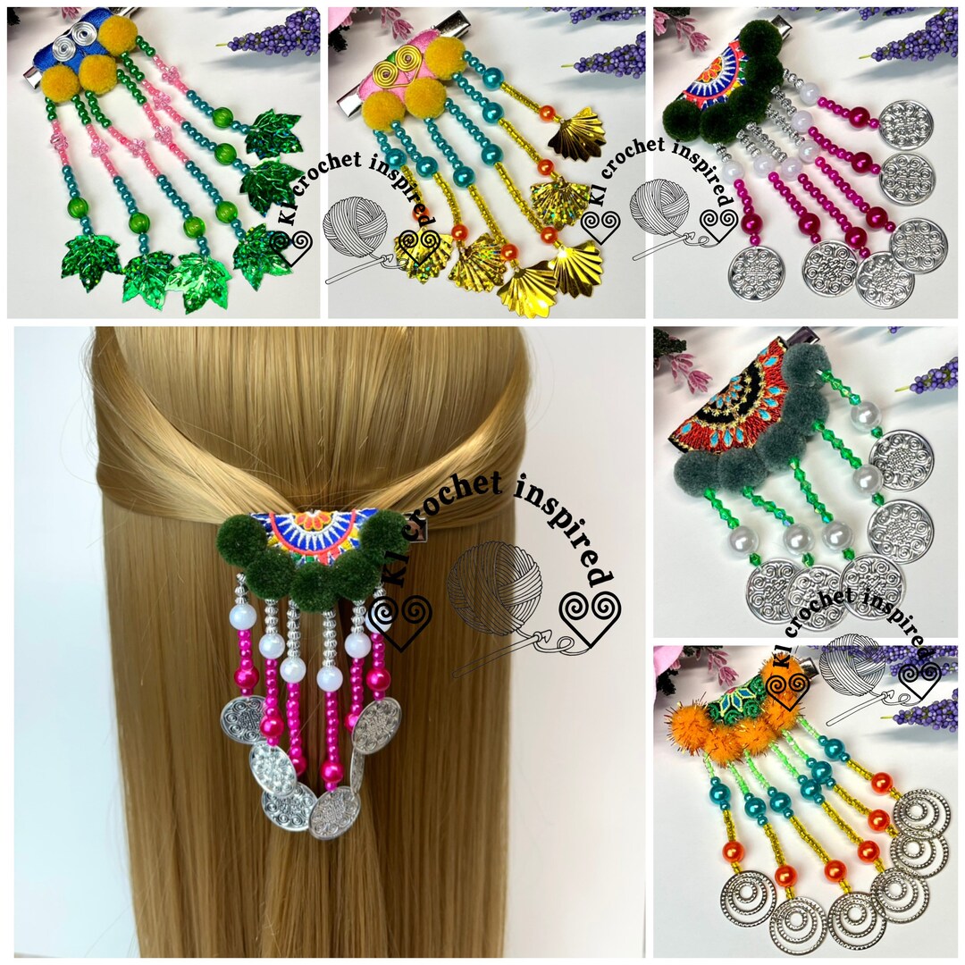 READY TO SHIP, Hmong Hair Clips, Hmong Inspired Hair Clip, Alligator ...