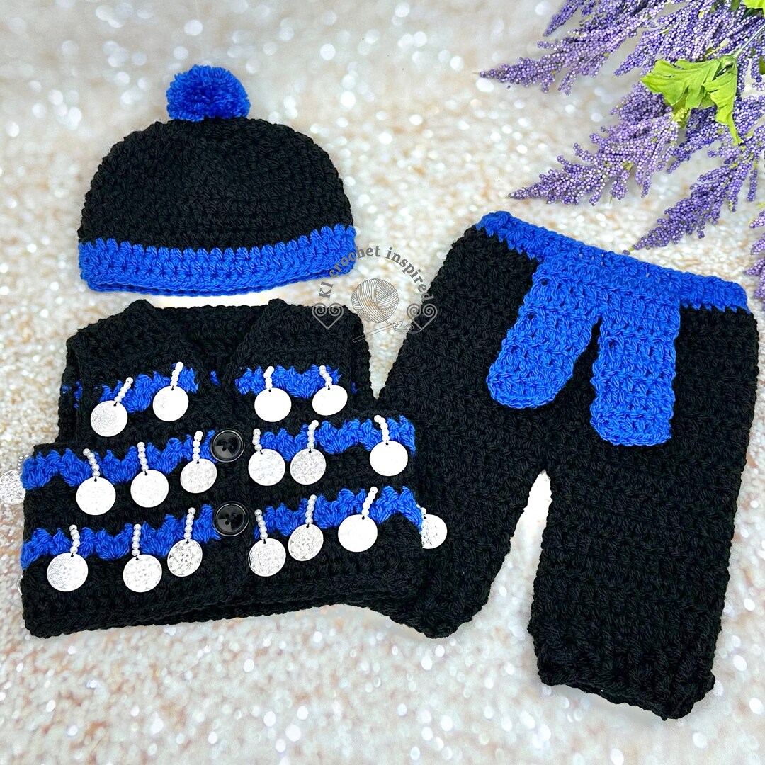 MADE TO ORDER, Hmong Baby Boy Clothes, Crochet Hmong Inspired Newborn ...