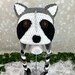 MADE TO ORDER, Crochet Raccoon Hat, Crochet Animal Hat, Raccoon ...
