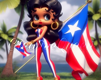 Puerto Rican Betty Digital - Etsy