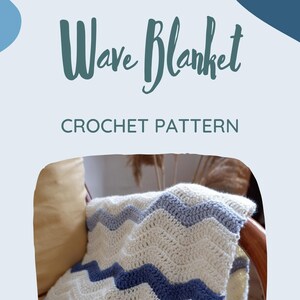 Wave Baby Blanket Beginner Crochet Pattern - Etsy