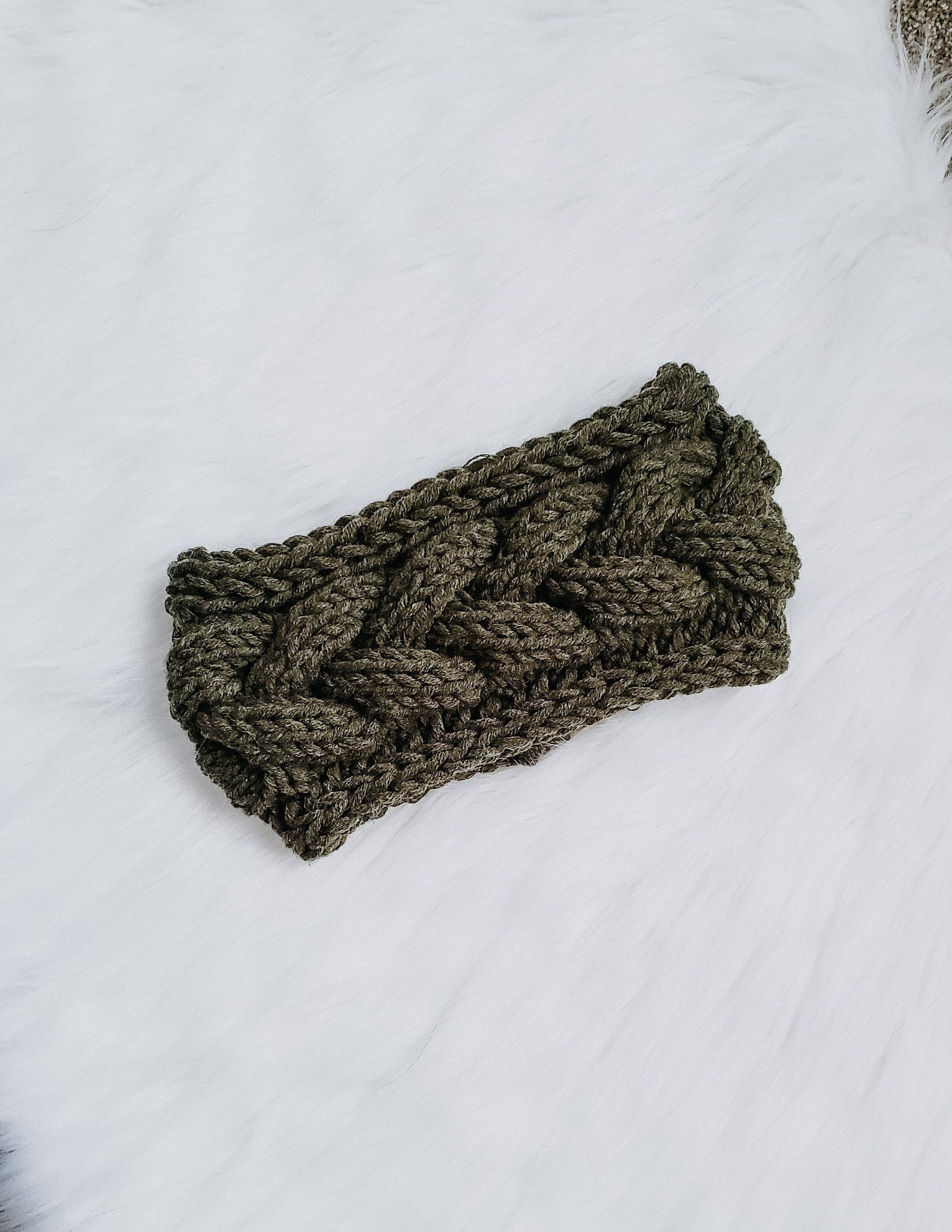 KNITTING PATTERN // Braided Cable Headband (bulky) // Advanced Beginner ...