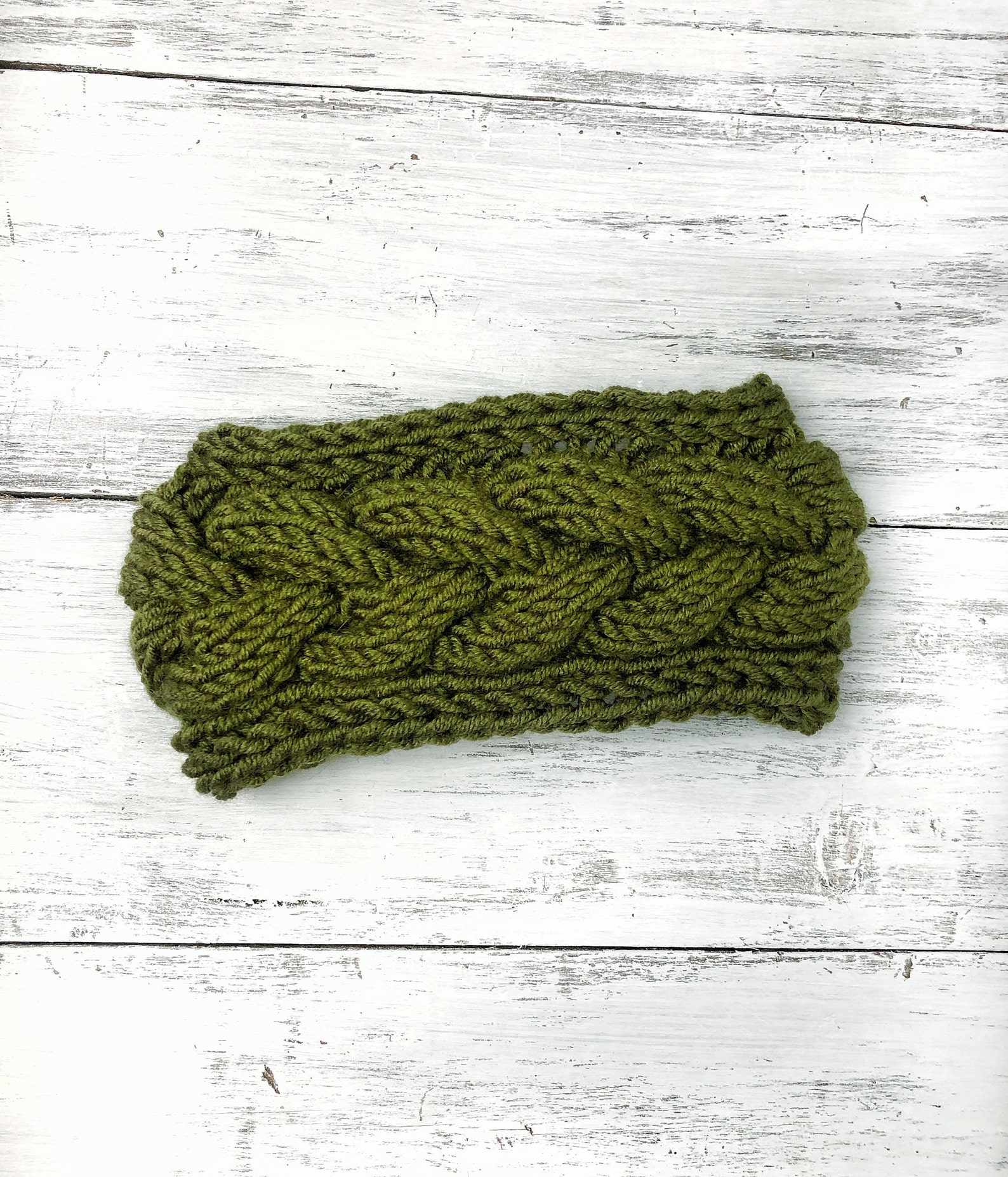 KNITTING PATTERN // Braided Cable Headband (bulky) // Advanced Beginner ...