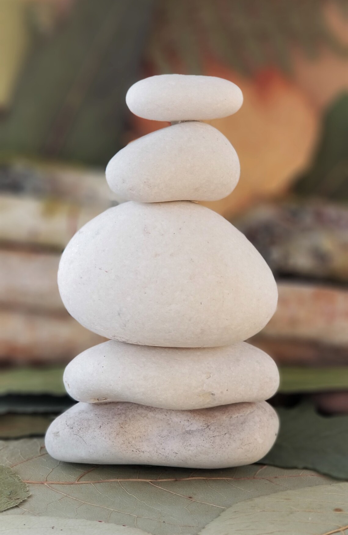 Cairn, Rock Cairn, Stacked White Stones, Rock Art, Rock Sculpture, Zen ...