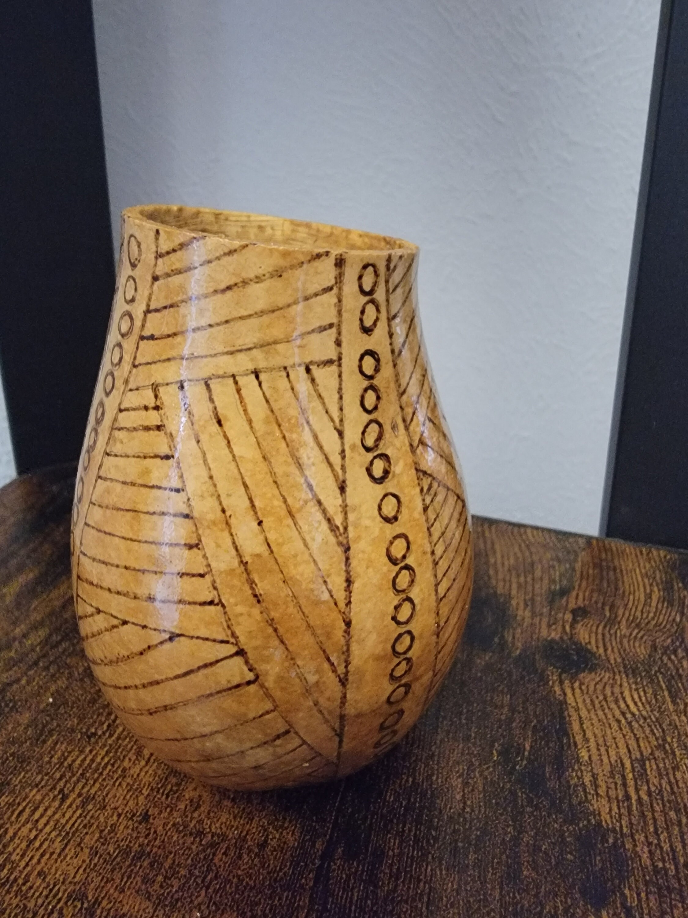 Gourd Art Vessel, Calabash Art, 4.5 Decorative Art Vessel - Etsy
