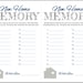 New Home Memory Game | Housewarming Party Game - Etsy