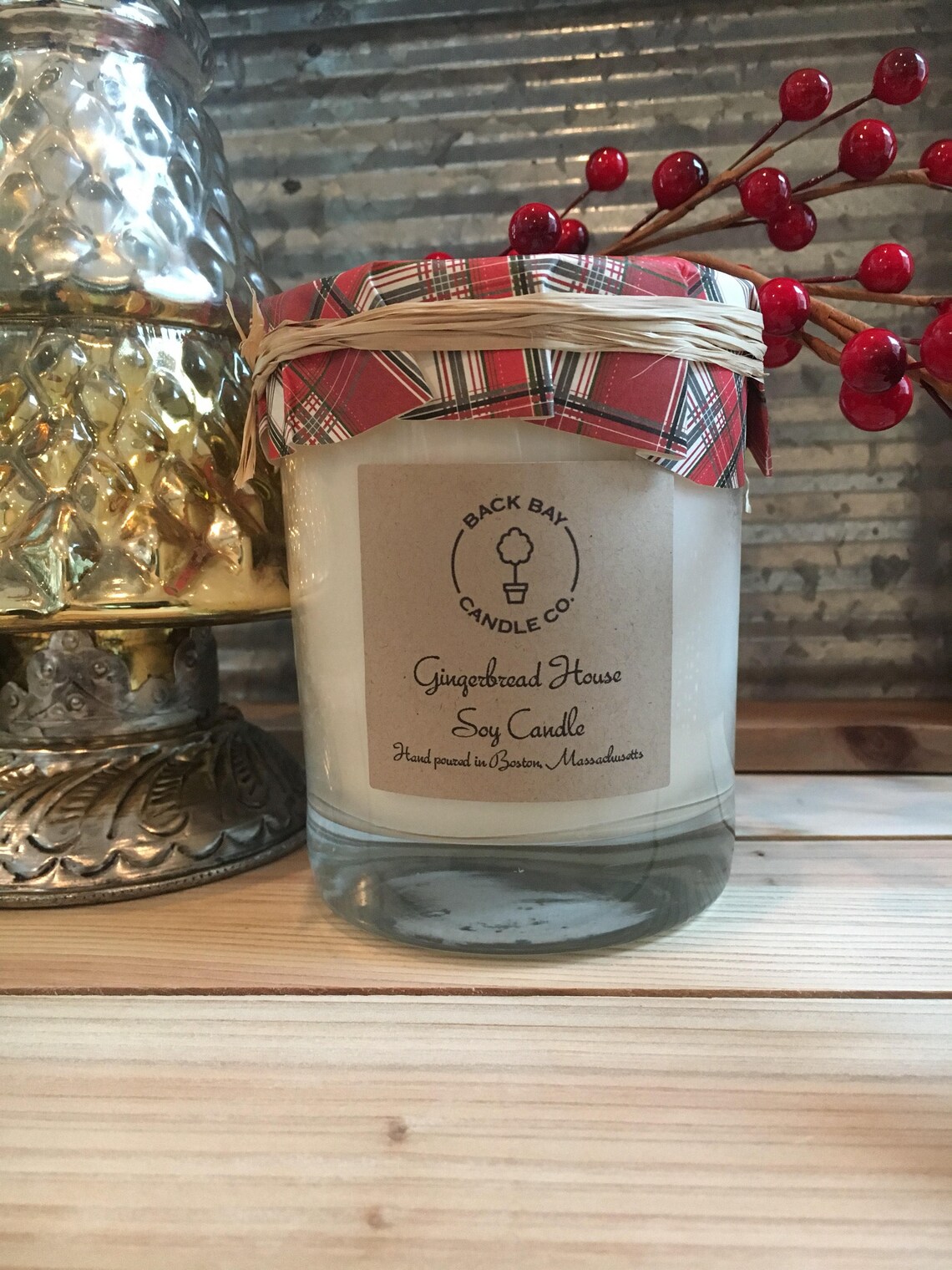 Gingerbread House Soy Candle 14 Oz Glass Jar Tumbler - Etsy